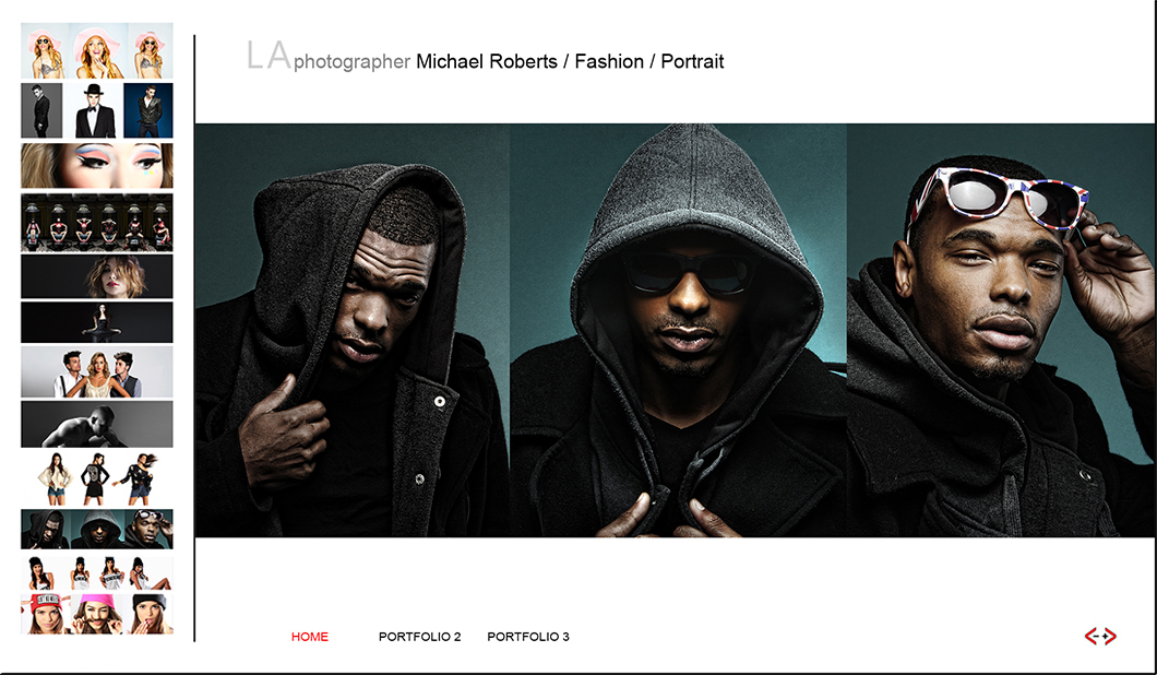 LA Photographer Michael Roberts, Fashion and Portriat Portfolio